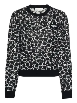 MAISON KITSUNÉ Maison Kitsuné Floral Jumper