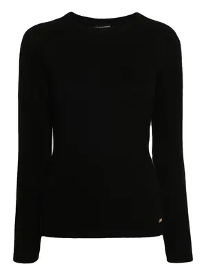 TOM FORD Logo-plaque Cashmere Jumper - Black