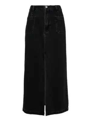 FRAME FRAME La Bardot Denim Maxi Skirt