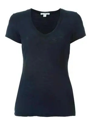 JAMES PERSE V-neck T-shirt - Black