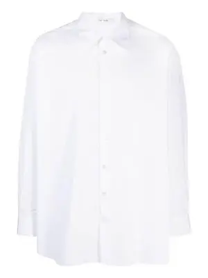 THE ROW Lukre Long-sleeve Cotton Shirt - White
