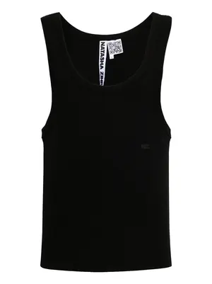 Natasha Zinko Logo-print Tank Top - Black