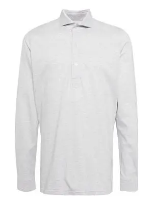 N.peal Marseille Long-sleeve Polo Shirt - Grey