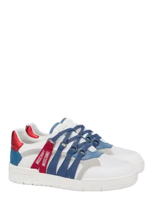 Moschino Streetball Low-top Sneakers - White