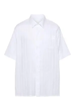 Givenchy Logo-embroidered Cotton Shirt - White