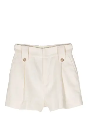 TWINSET TWINSET Pleat-Detail Twill Shorts