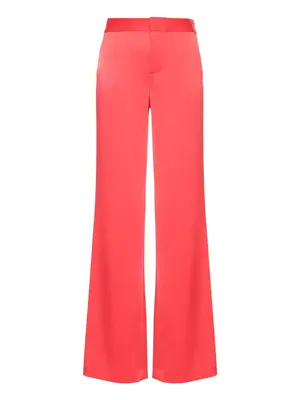 Alice + Olivia Calvin Wide-leg Trousers - Red