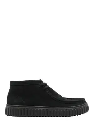 Clarks Torhill Hi Suede Boots - Black