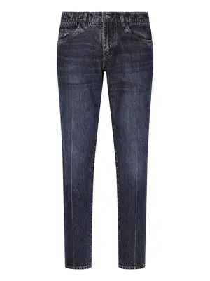 Dolce & Gabbana Mid-rise Slim-cut Jeans - Blue