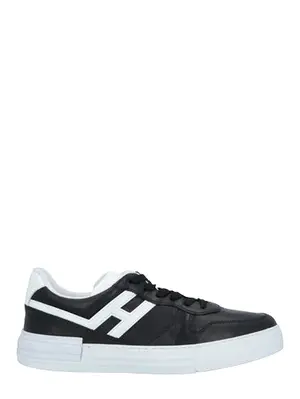 Hogan Leather Sneakers - Black