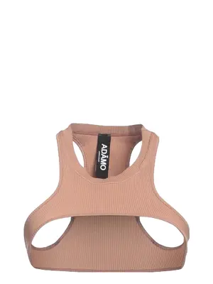 ANDREĀDAMO Crop Top - Beige