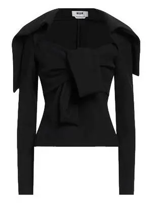 MSGM Bow Blouse - Black
