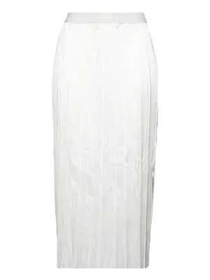 ROBERTO COLLINA Midi Flared Skirt - White