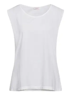 Rossopuro T-shirt In Cotton And Elastane - White