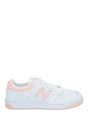 NEW BALANCE Leather Low-top Sneakers - White