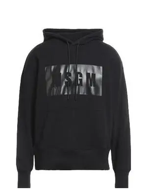 MSGM Cotton Fleece Sweatshirt - Black