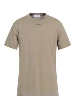 OFF-WHITE™ Off-white T-shirt Size Cotton, Elastane - Beige