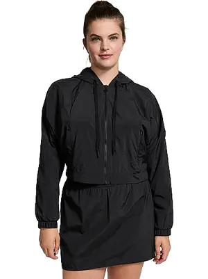 Victoria's Secret VSX Parachute Weekend Jacket Black