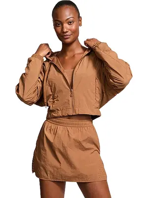 Victoria's Secret Vsx Parachute Weekend Jacket - Brown