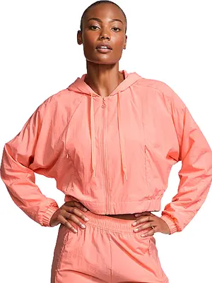 Victoria's Secret VSX Parachute Weekend Jacket Pink