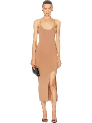 Lpa Karter Knit Midi Dress - Camel