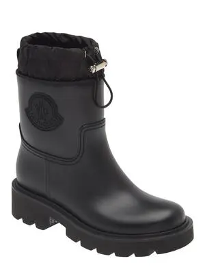 Moncler Moncler Kickstream Rain Boots Black/black