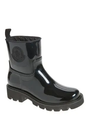 Moncler Moncler Kickstream Rain Boots Glossy Black