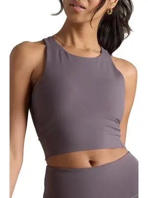 RHONE Revive Longline Bra Grey Lilac