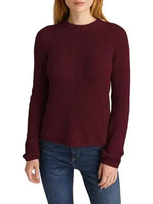 525 America 525 Jane Cotton Crewneck Sweater - Oxblood