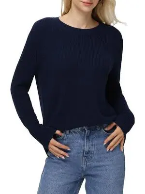 525 America 525 Emma High-Low Sweater Dark Blue