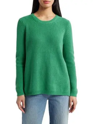 525 America 525 Emma High-Low Sweater Ivy Green