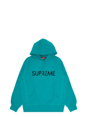 Supreme Capital Hooded Sweatshirt - Blue