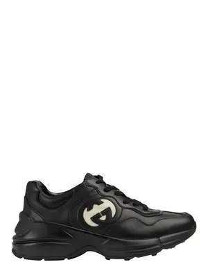 Gucci Rhyton Sneakers - Black