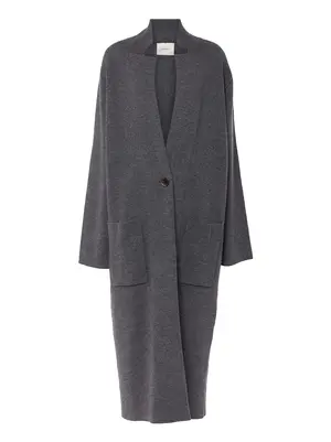 LISA YANG Amie Cashmere Coat - Grey