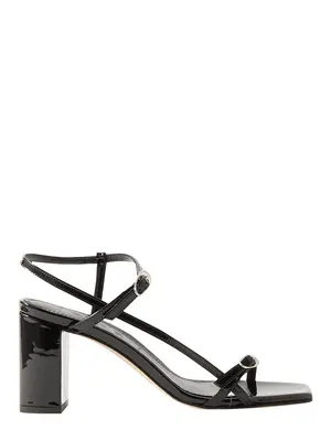 AEYDĒ Aeyde Franzi Patent-Leather Sandals