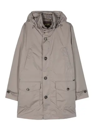 MOORER Torino-wk Hooded Parka - Grey