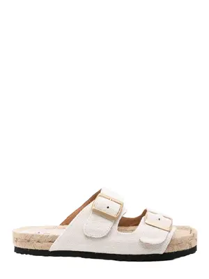 Manebí Nordic Double-strap Slides - White