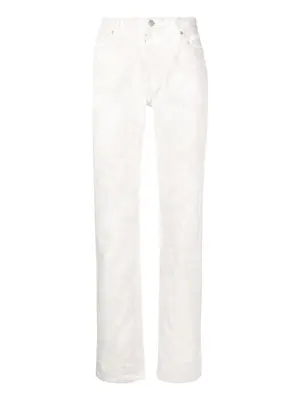 MAISON MARGIELA Bleached-wash Slim-cut Jeans - White