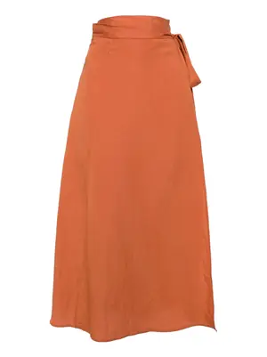 Voz High-waisted Maxi Skirt - Orange