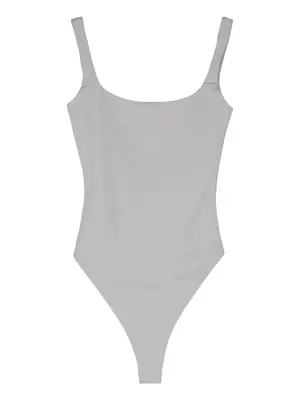 ENTIRE STUDIOS Square-neck Bodysuit - Grey