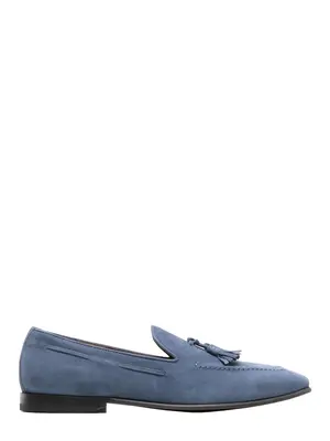 SCAROSSO Rodolfo Suede Loafers - Blue
