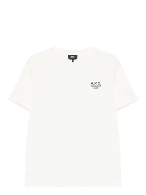 A.p.c. Logo-embroidered T-shirt - White