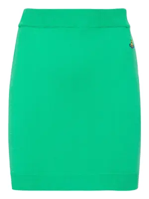 VIVIENNE WESTWOOD Bea Cotton Miniskirt - Green