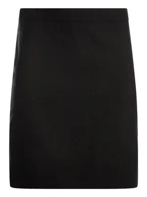 Bally Virgin Wool Pencil Skirt - Black