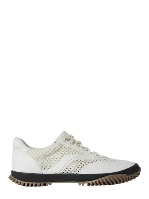 Stella McCartney S-wave Sport Mesh Paneled Sneakers - White