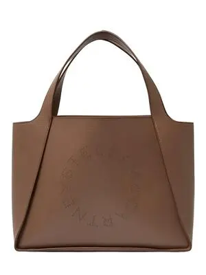 Stella McCartney Logo Tote Bag Ash