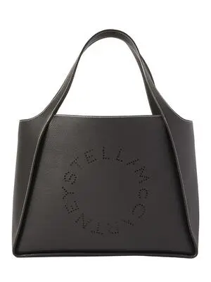 Stella McCartney Logo Tote Bag Black
