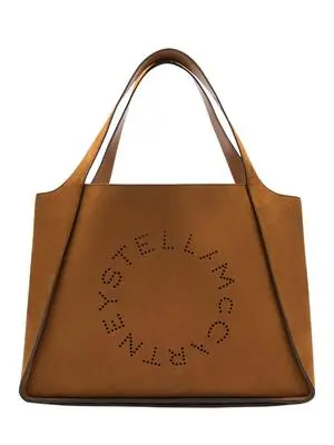 Stella McCartney Logo Tote Bag Brandy