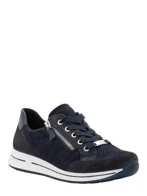 ARA Oleanna Zip Sneaker - Midnight Blue