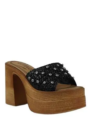 CANDIE'S Candie's Febe Platform Sandal Black
